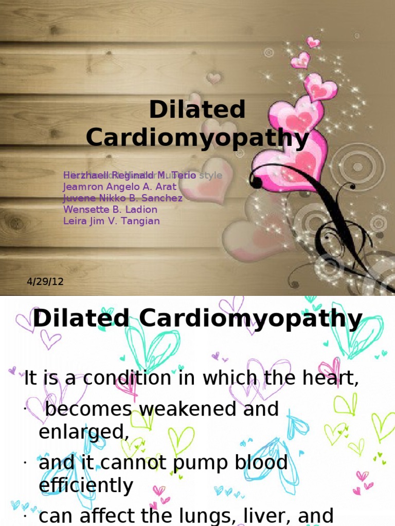 Dilated Cardiomyopathy | PDF | Heart Failure | Heart