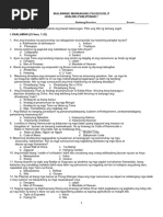 AP7 2nd Quarter Answer Key With TOS | PDF