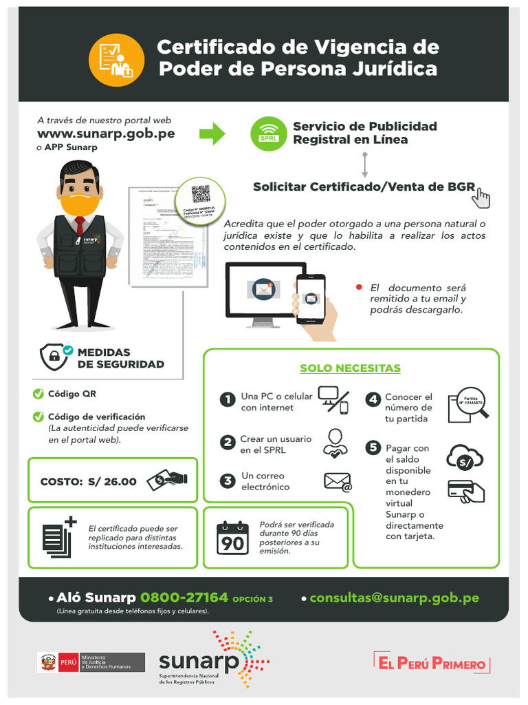 Pasos para Solicitar Vigencia Poder - Sunarp | PDF | Internet | Industrias de servicio