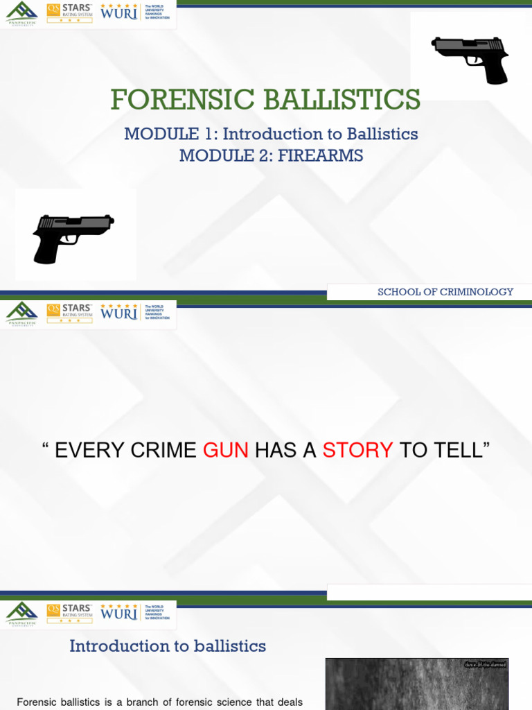 Forensic Ballistics | PDF | Trigger (Firearms) | Revolver