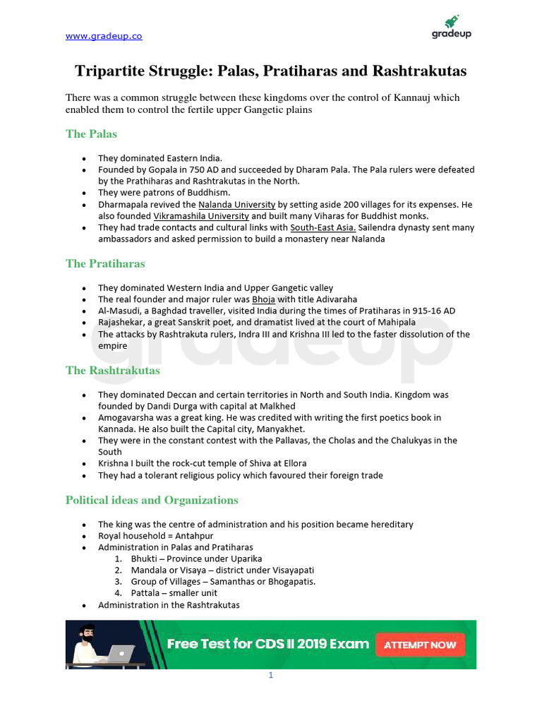 Tripartite Struggle English 71 | PDF | South Asia | Asia