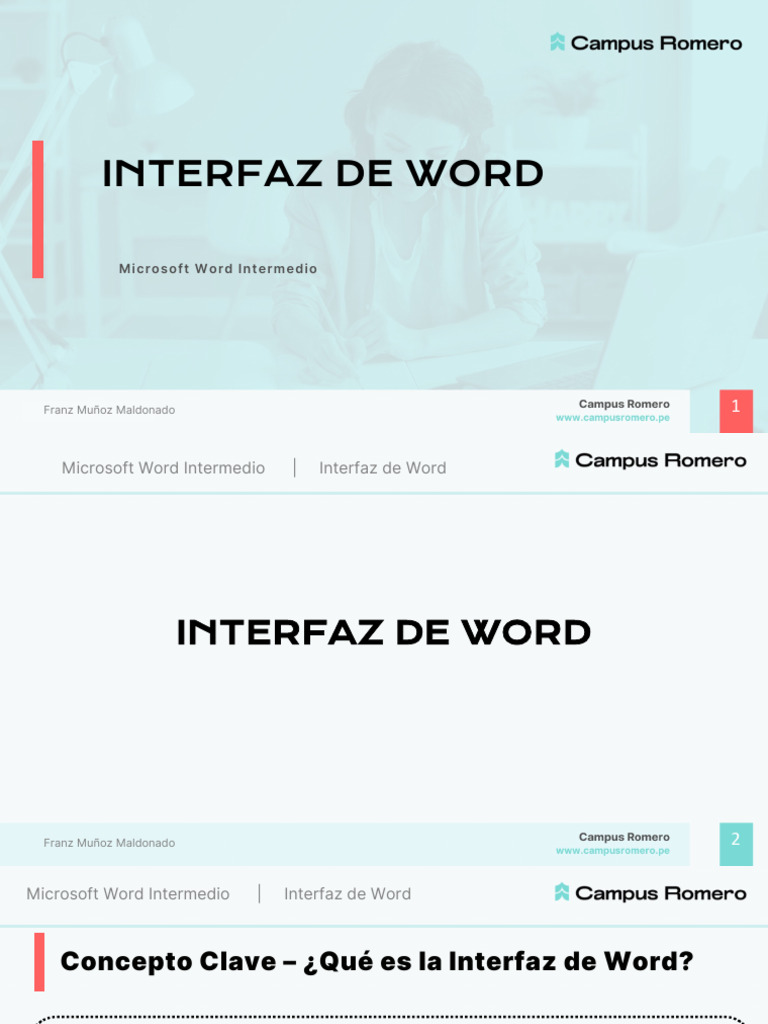 Interfaz de Word | PDF | Ventana (informática) | Microsoft Word