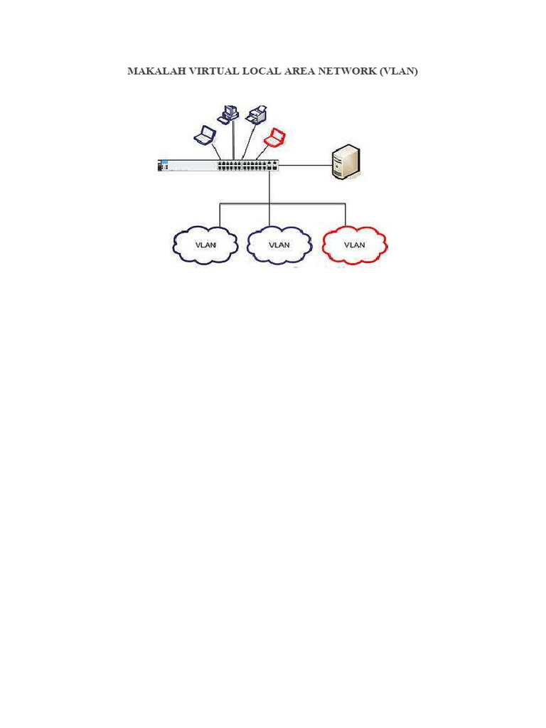 Makalah Virtual Local Area Network | PDF | Komputer | Teknologi & Rekayasa
