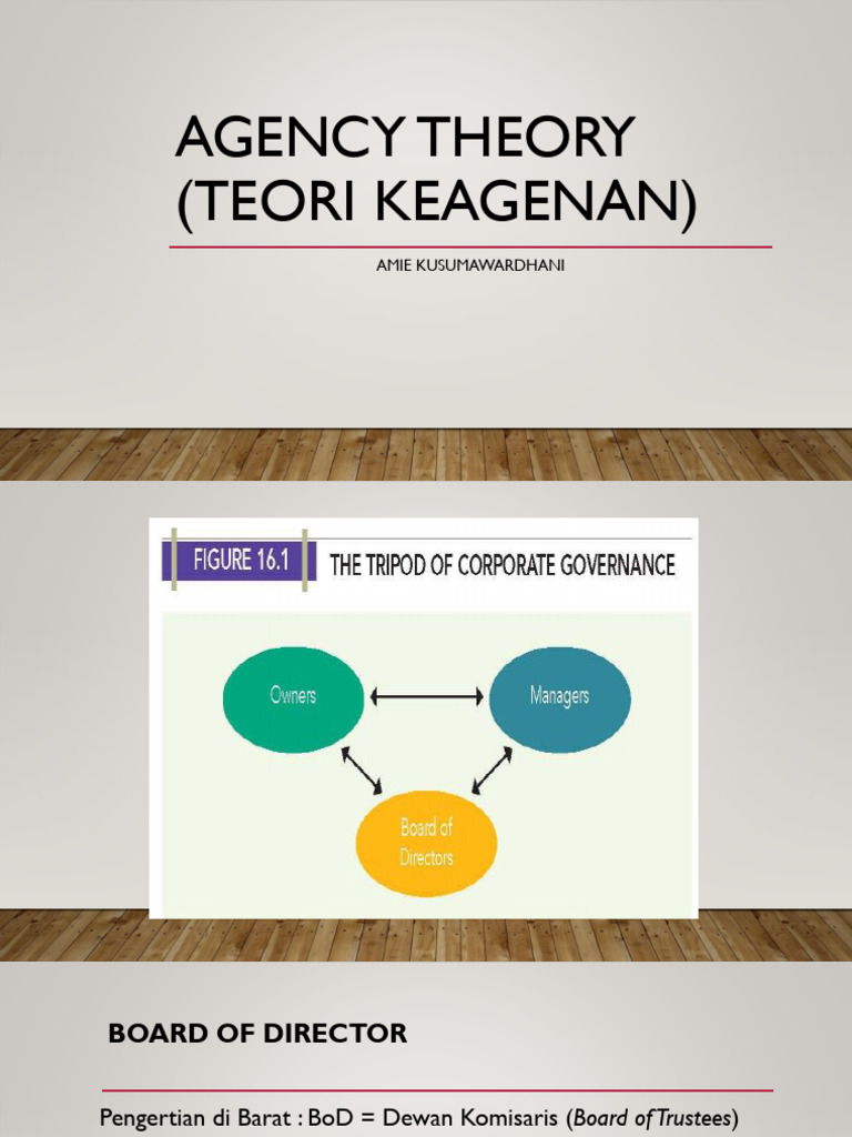 Understanding Agency Theory and Conflicts | PDF | Business | Business ...