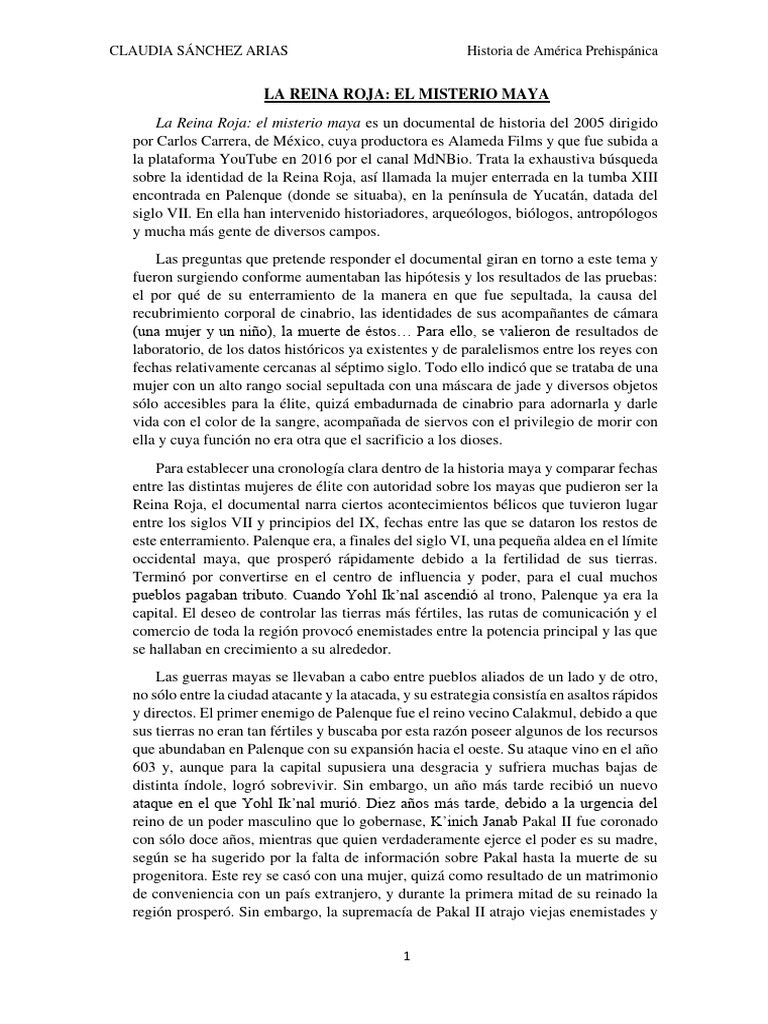 La Reina Roja | PDF