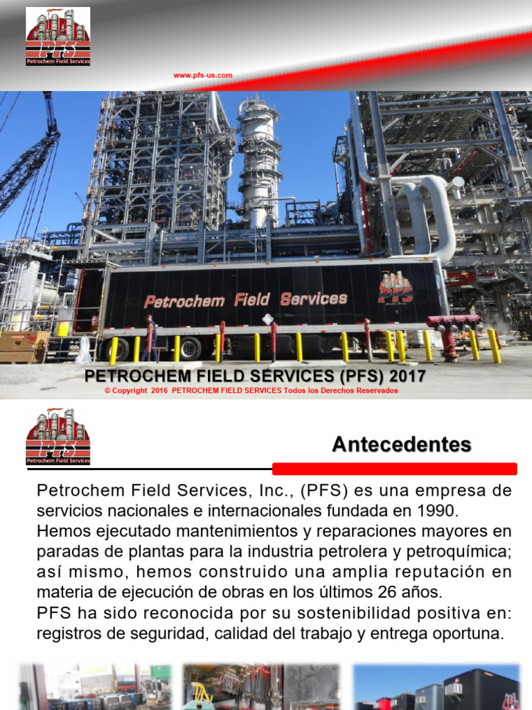 Presentacion PFS - Español May0 2018 Col | PDF | Business | Química