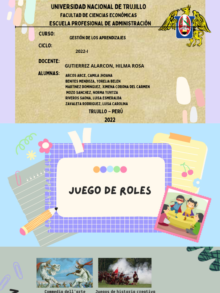 Juego de Roles PDF | PDF | Modificación de comportamiento | Ciencia cognitiva