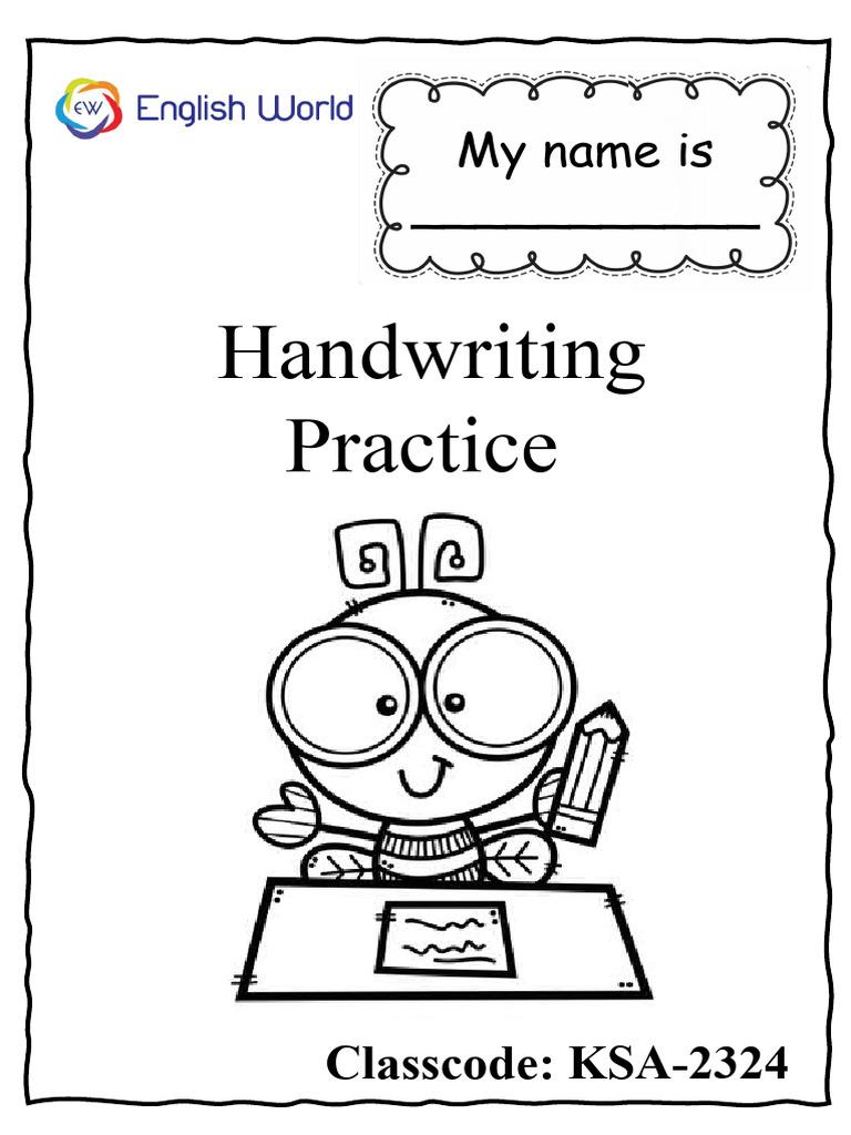 Handwritting Ksa Kim Unit 1-9 Trace | PDF