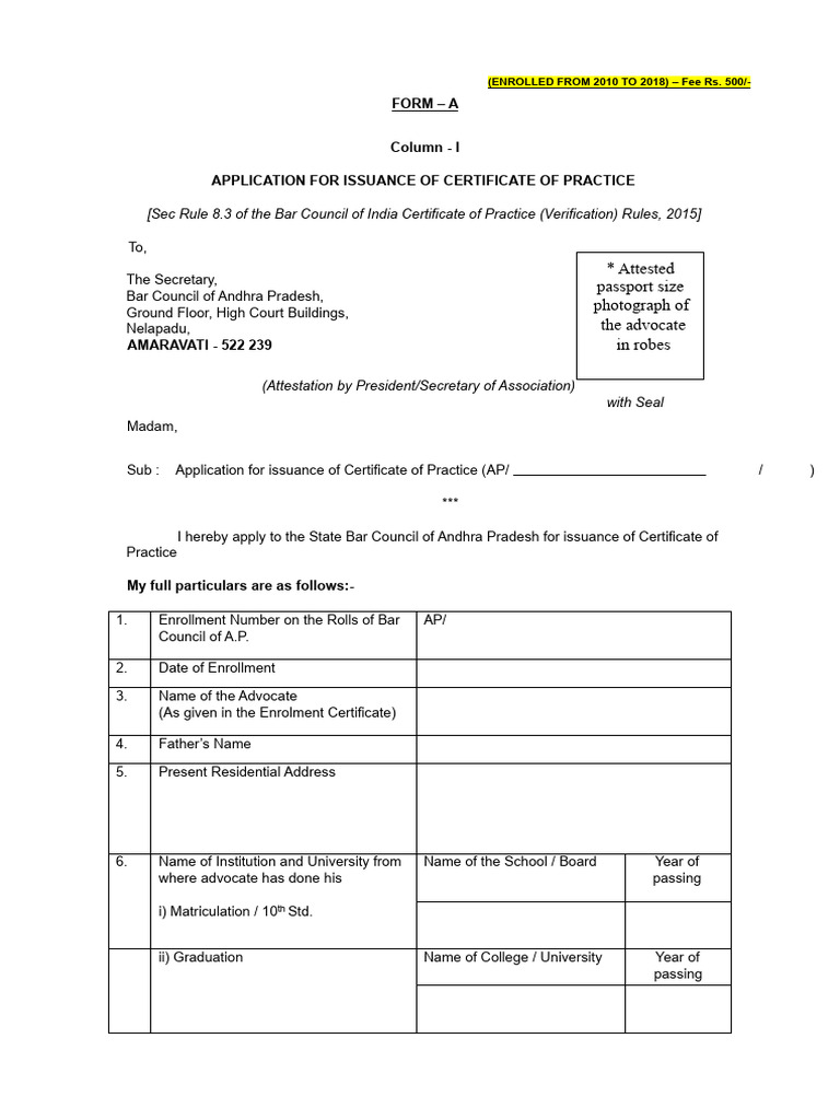 Application | PDF | Advocate | Common Law