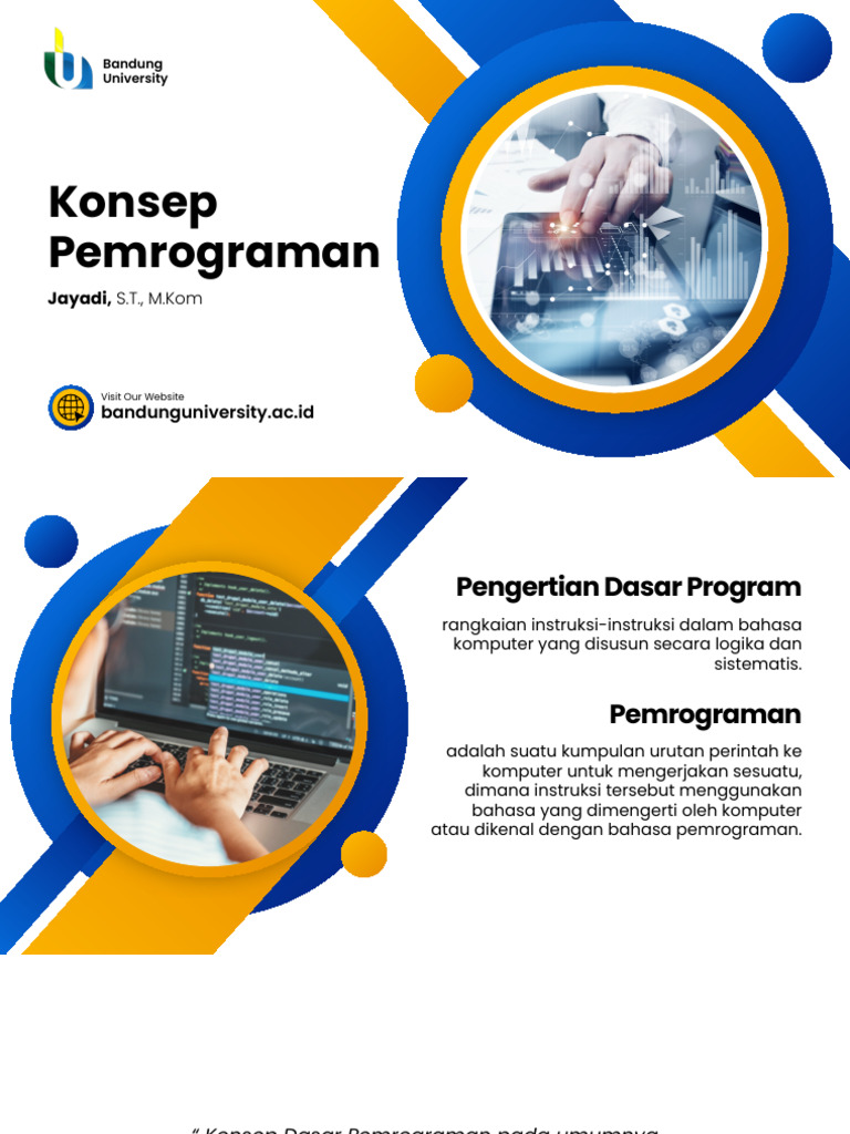Konsep Dasar Pemrograman dan Bahasa | PDF
