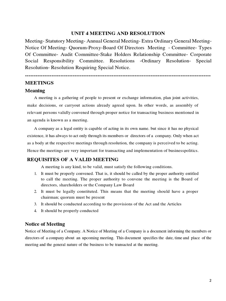 Meetings | Download Free PDF | Corporate Social Responsibility | Committee