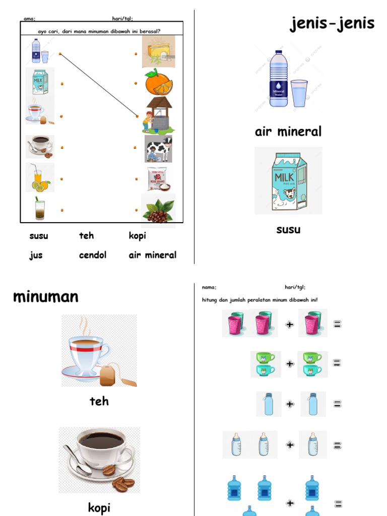 Lembar Kerja PAUD-KB Bagian 3 | PDF