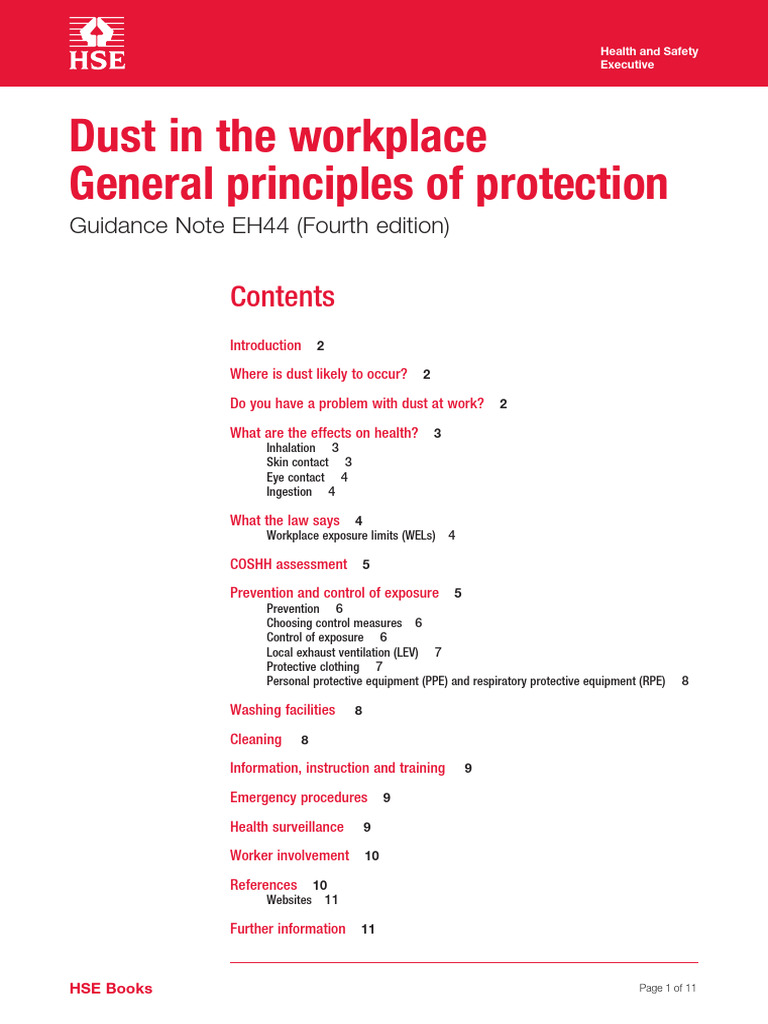 Dust | PDF | Personal Protective Equipment | Occupational Safety And Health
