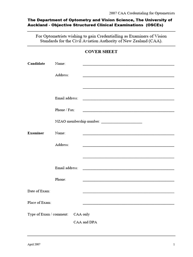 Ocanz Past Papers | PDF | Retina | Optometry