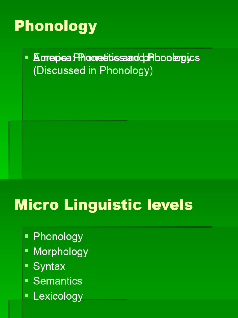 Phonology - PPT Edit | PDF | Phonetics | Human Communication