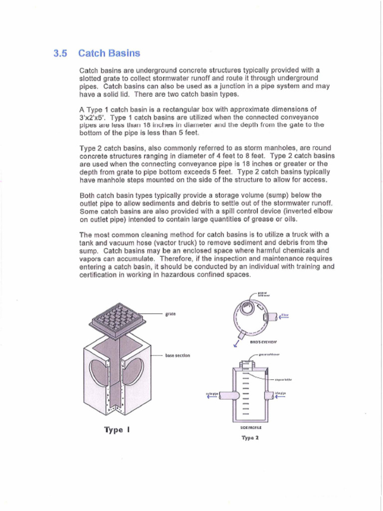 3.5 Catch Basins | PDF