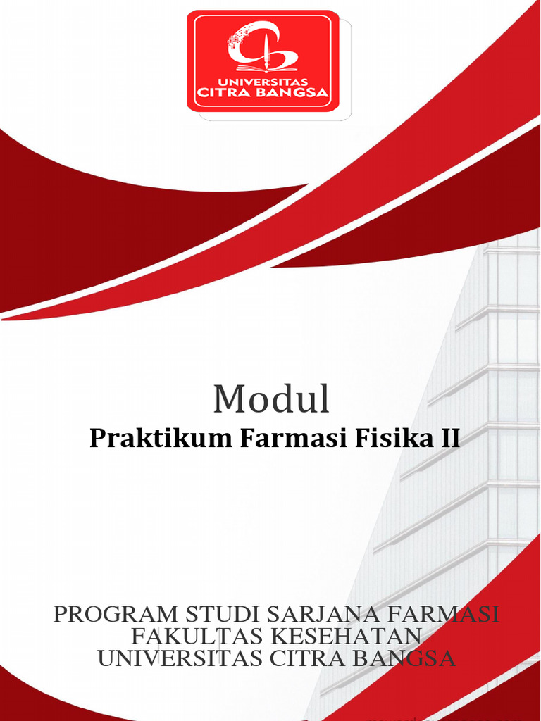 Modul Praktikum Farmasi Fisika II | PDF