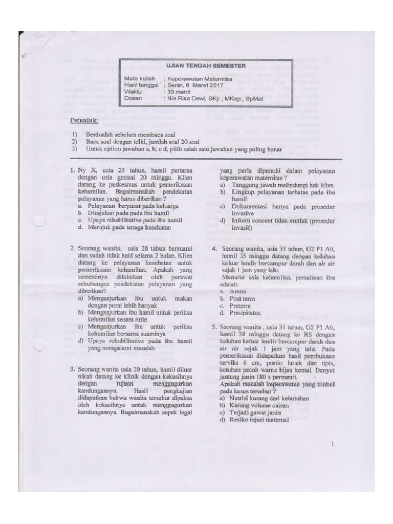 Maternitas Nia | PDF