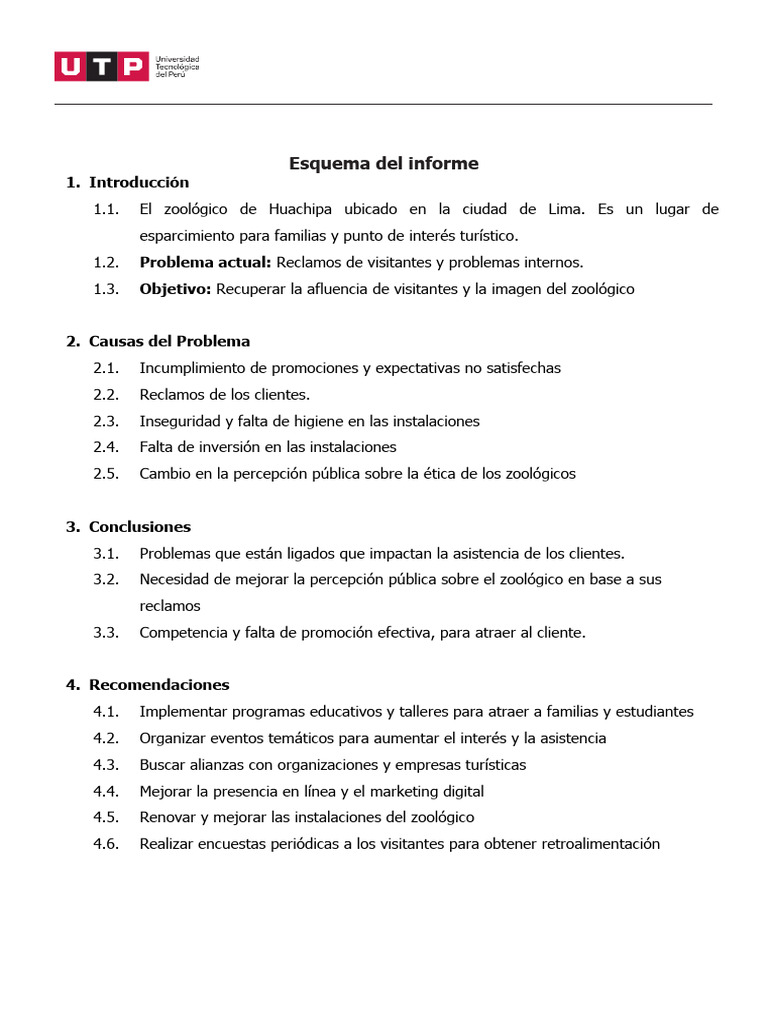 ESQUEMA DE INFORME S07 - 02 | PDF | Marketing | Business