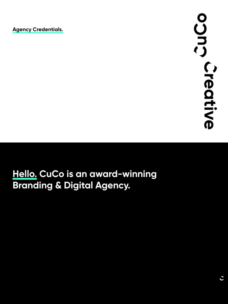CuCo Agency Credentials | PDF | Career & Growth | Business