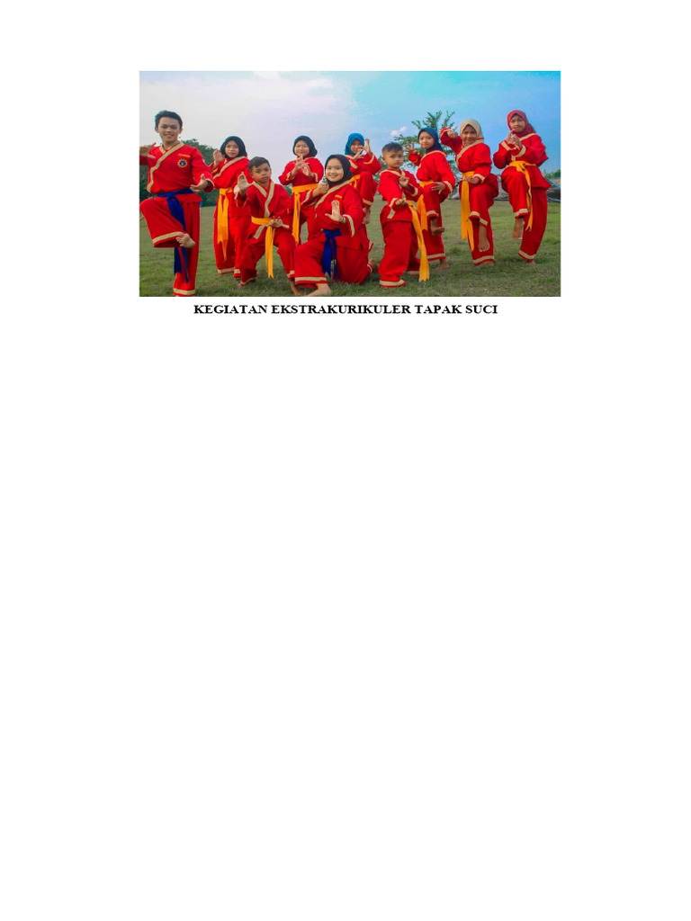 Kegiatan Ekstrakurikuler Tapak Suci | PDF
