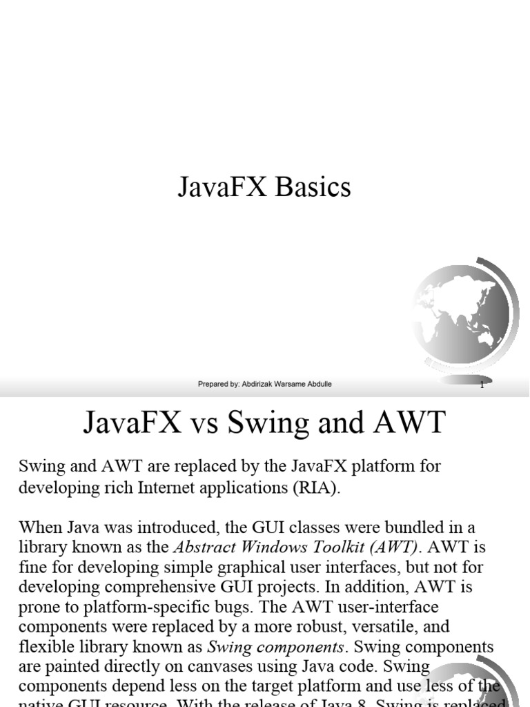 GUI Basics Using Scene Builder | PDF | Software Engineering | Computer Programming