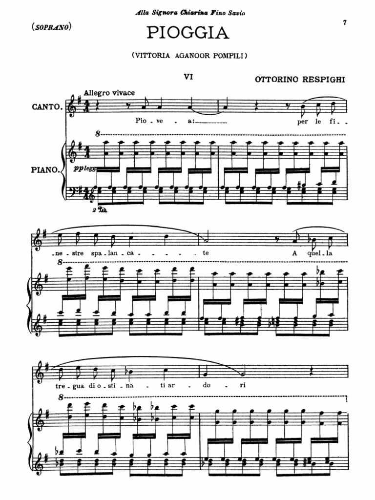 Pioggia | PDF