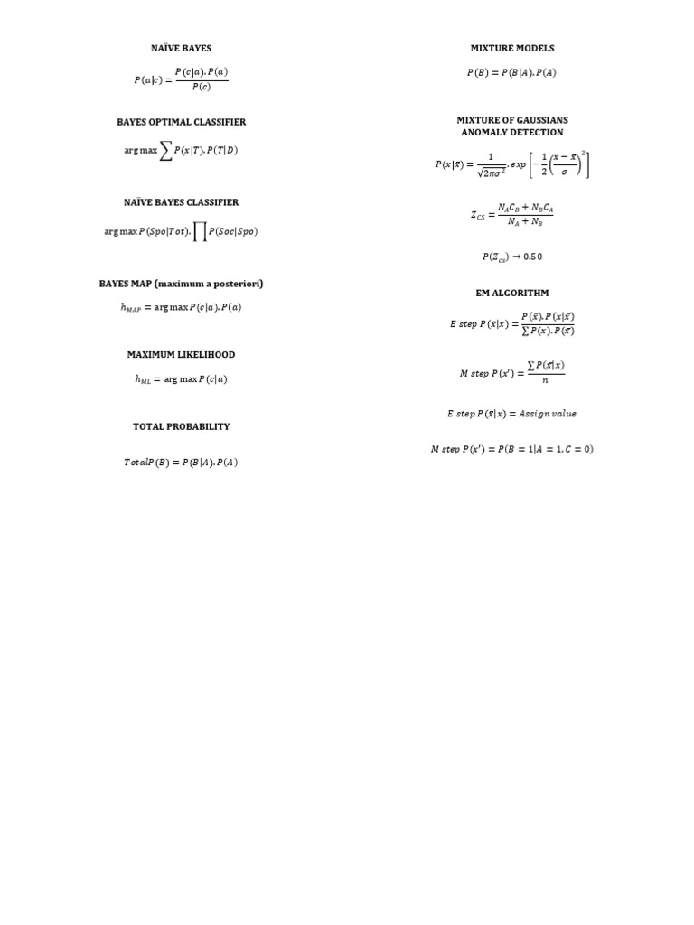 Maths Behind ML Algos | PDF | Errors And Residuals | Confidence Interval