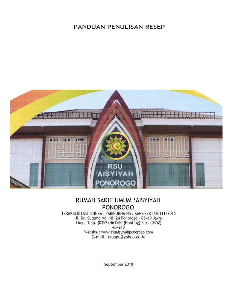 Panduan Penulisan Resep | PDF