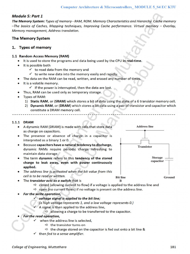 Module 5 Cam | PDF | Input/Output | Information And Communications Technology