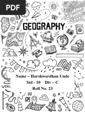 Geography Cover Sheet