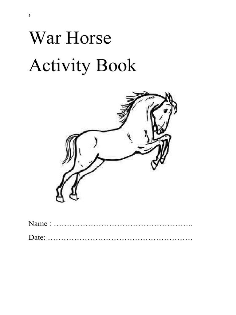 War Horse Work Book | Download Free PDF | Trench Warfare | Warfare