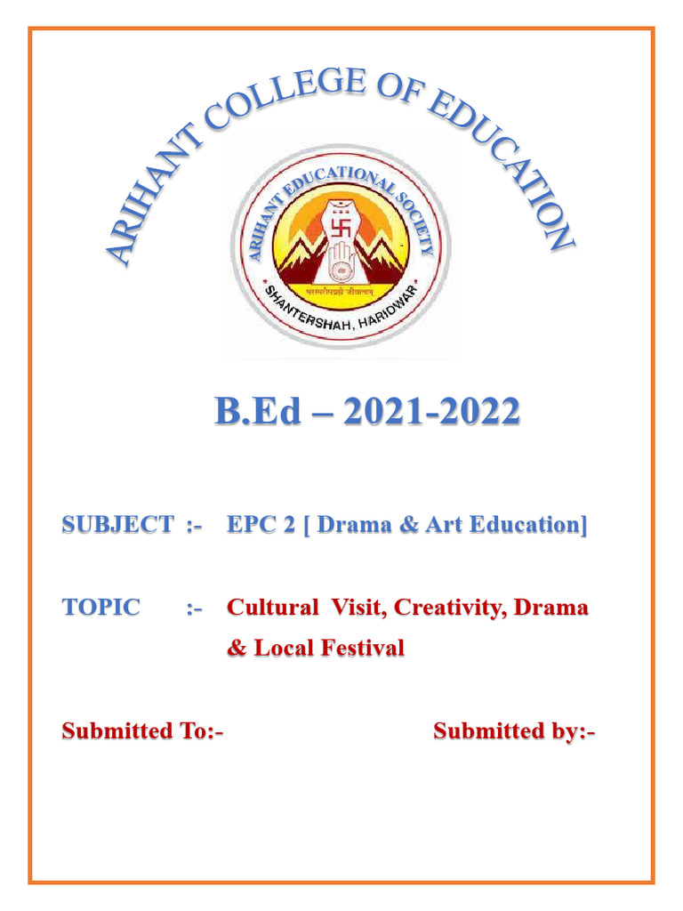 Arihant College of Education | PDF