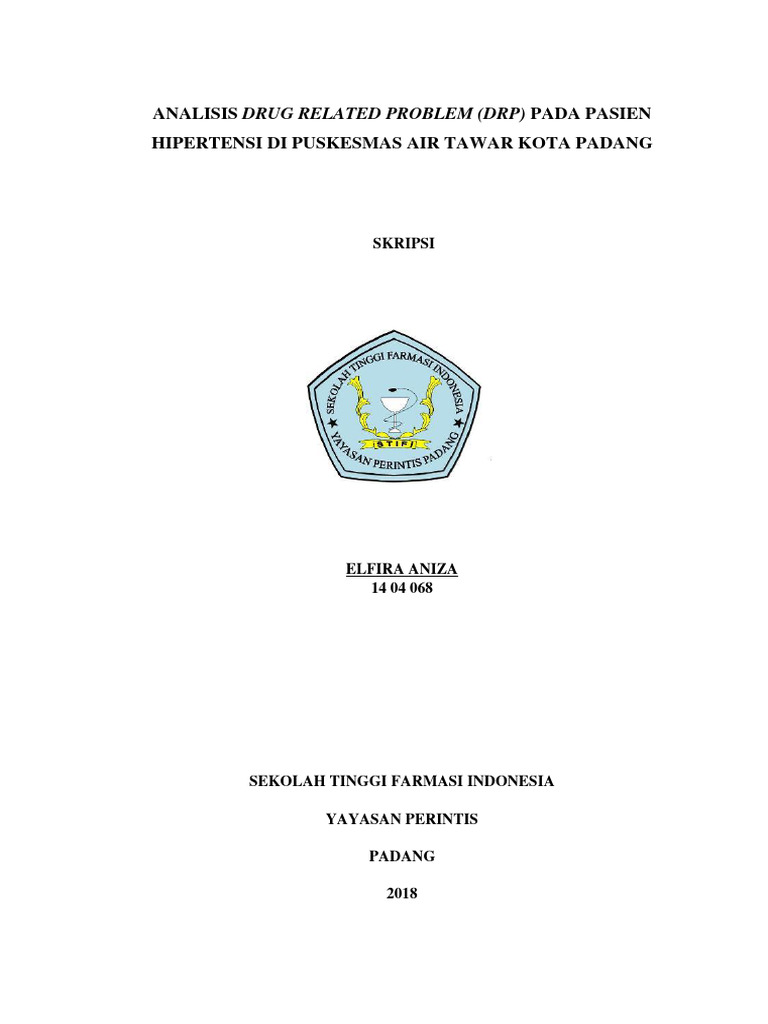 Analisis Drug Related Problem (DRP) Pada Pasien | PDF