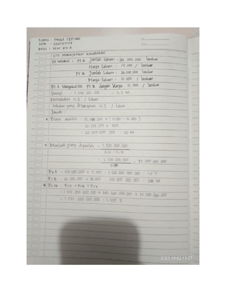 Mega Lestari Xva | PDF