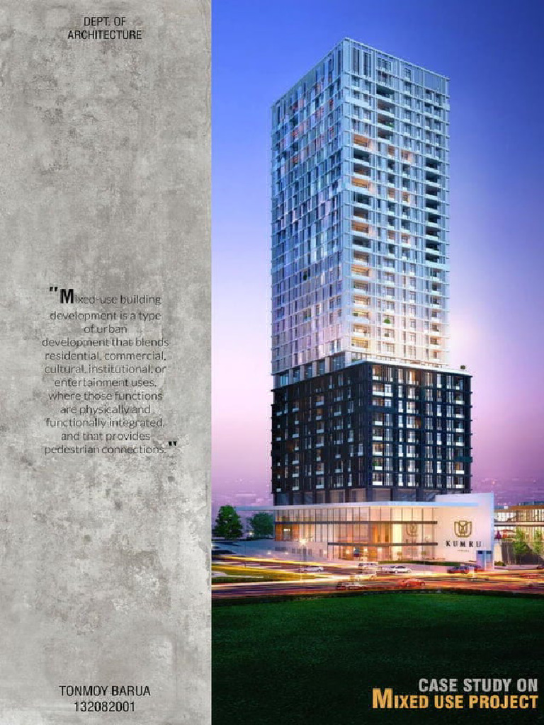 Case Study On Mixed Use Building | PDF