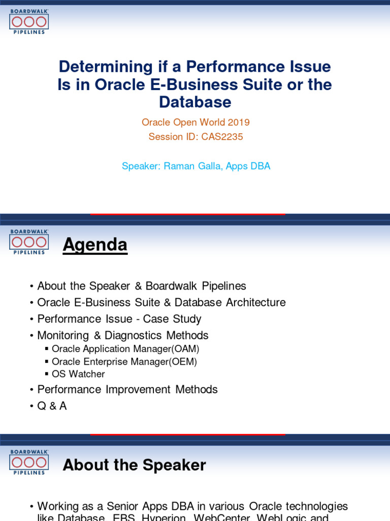 OracleOpenWorld2019 Presentation 1568752802260001IyIk | PDF | Databases | Database Index