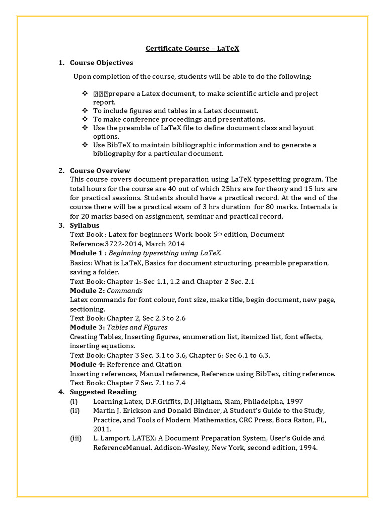LaTeX Department of Mathematics | PDF | Computers