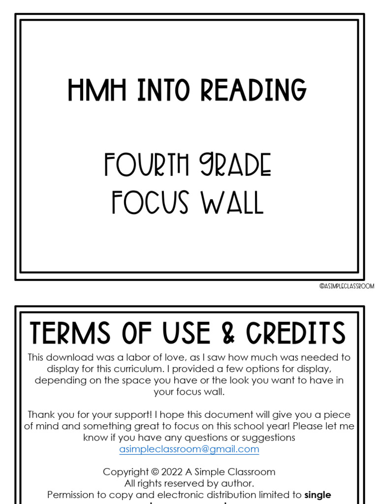HMH Focus Wall Headers | PDF | Vocabulary | Learning