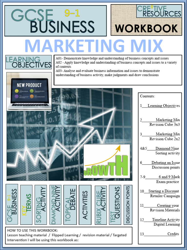 Marketing Mix GCSE Business 9 1 | PDF | Financial Markets | Private Sector