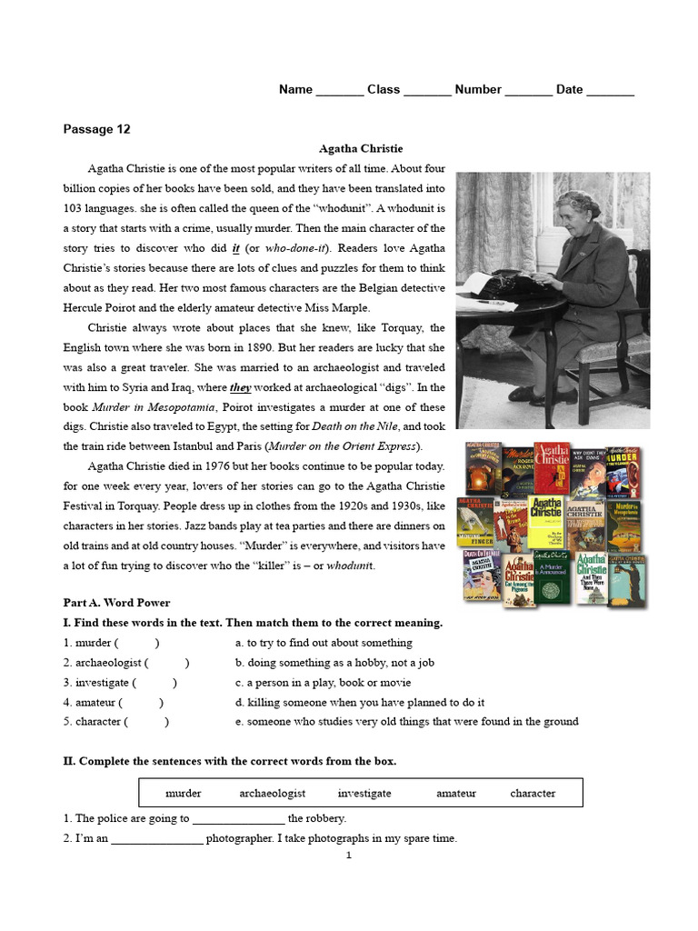 Agatha Christie | PDF | Mystery, Thriller & Crime Fiction
