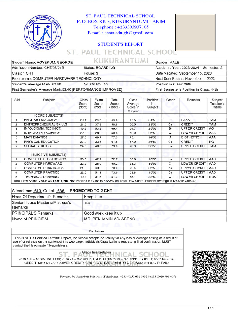 Student Report 2 | PDF