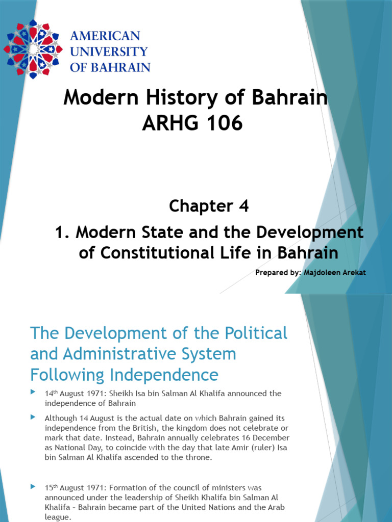 Chapter 4.1 Modern State and The Development of The Constitutional Life ...