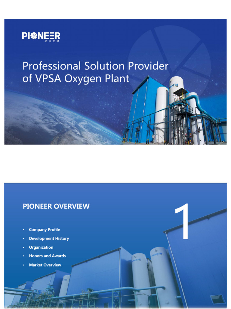 VPSA Oxygen Plant Leader: Company Overview | PDF | Adsorption | Methanol