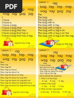 Cat, Bat, Mat: Phonics Worksheets | PDF