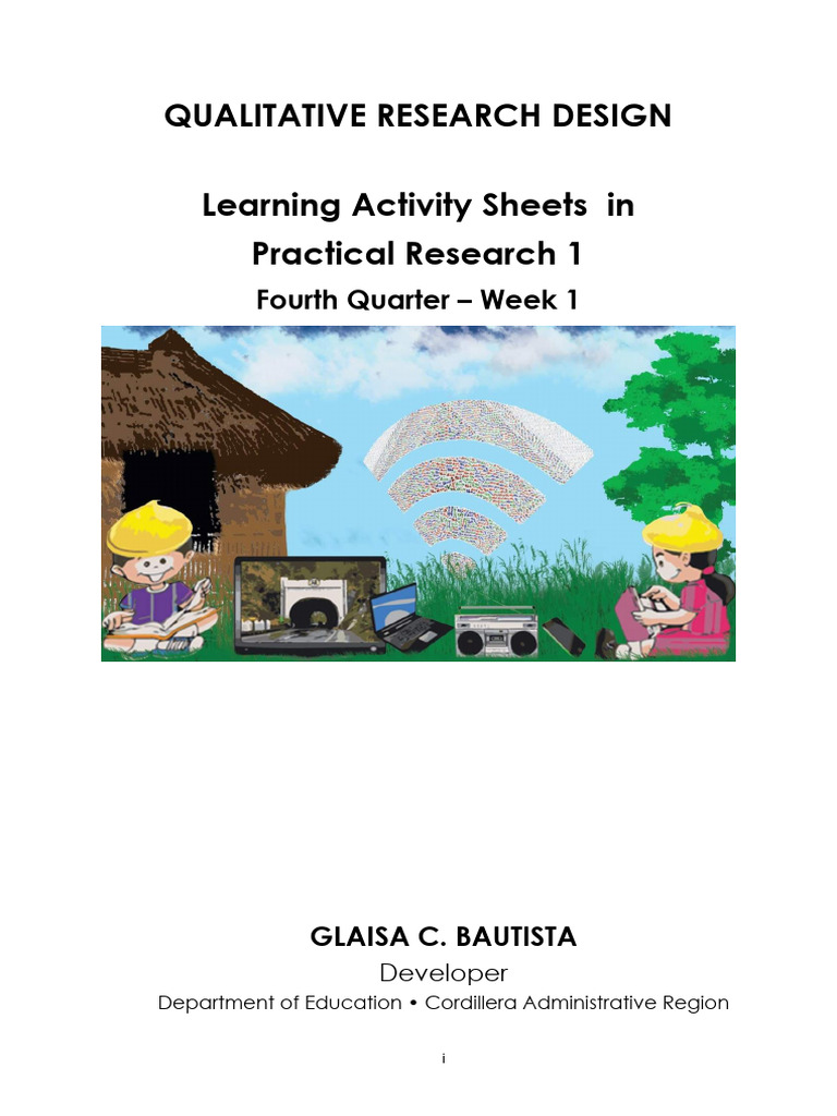 PR11 Q4 W1 Qualitative-Research-Designs Bautista Abra | PDF | Qualitative Research | Case Study
