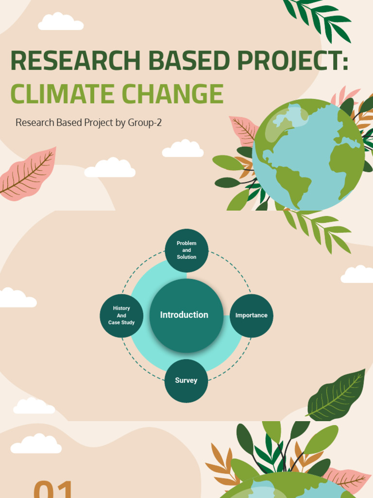 Research Based Project - Climate Change - Group-2 | PDF | Climate ...