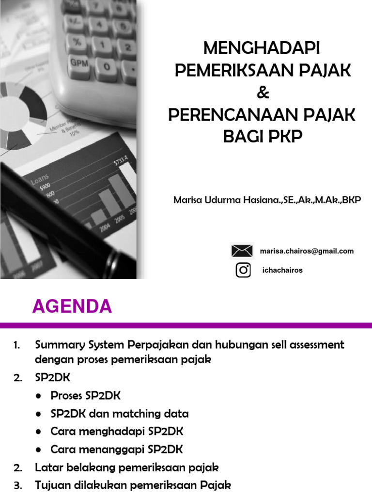 Materi Menghadapi Pemeriksaan Pajak Dan Perencanaan PKP | PDF