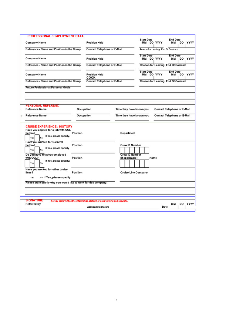 Ccl Form Kosongan Blkg | PDF