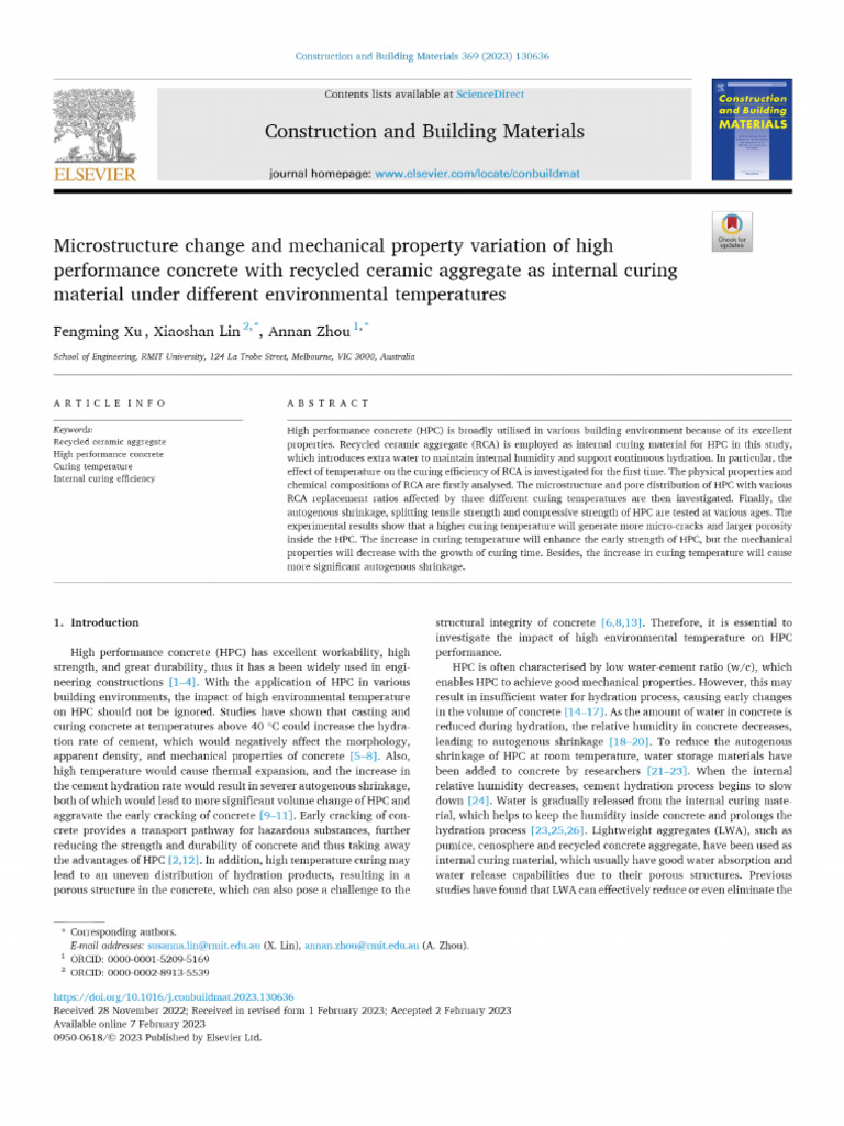 Microstructure change and mechanical property variation of high ...